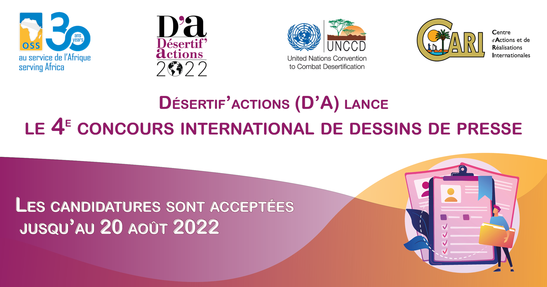 Concours international de dessins de presse - Desertif'Actions 2022 ...
