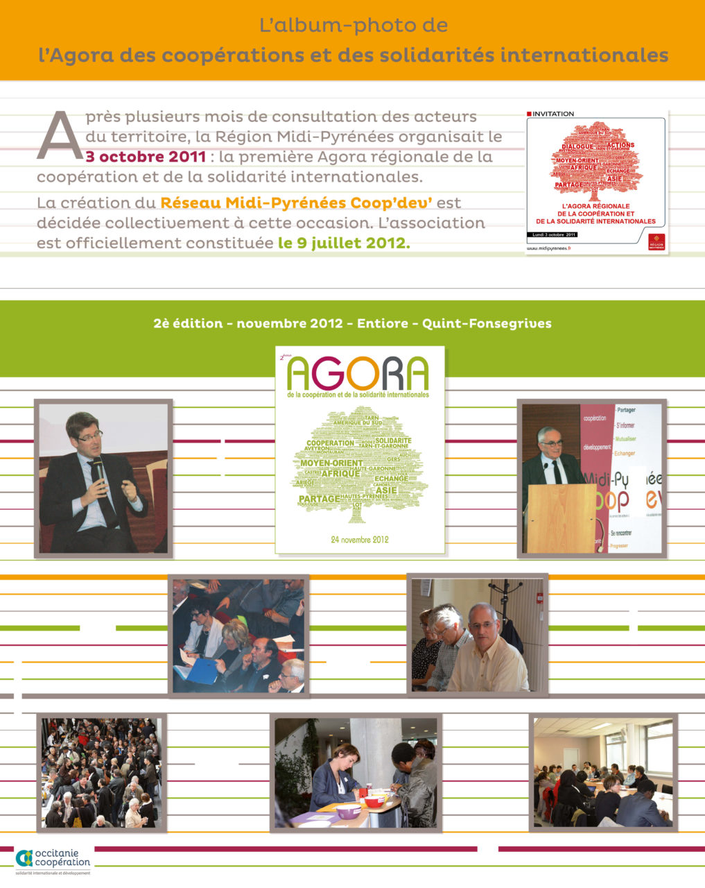 Exposition Les 10 ans de l’Agora - Occitanie Coopération